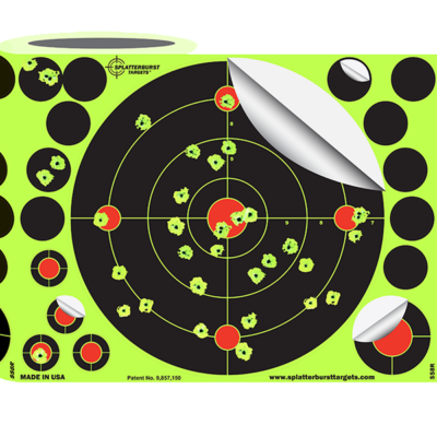 Roll of (200) 4" Stick & Splatter Self Adhesive Shooting Targets
