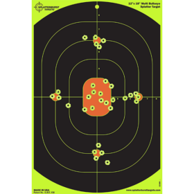 12"x 18" Bullseye Splatter Target - Splatterburst Targets